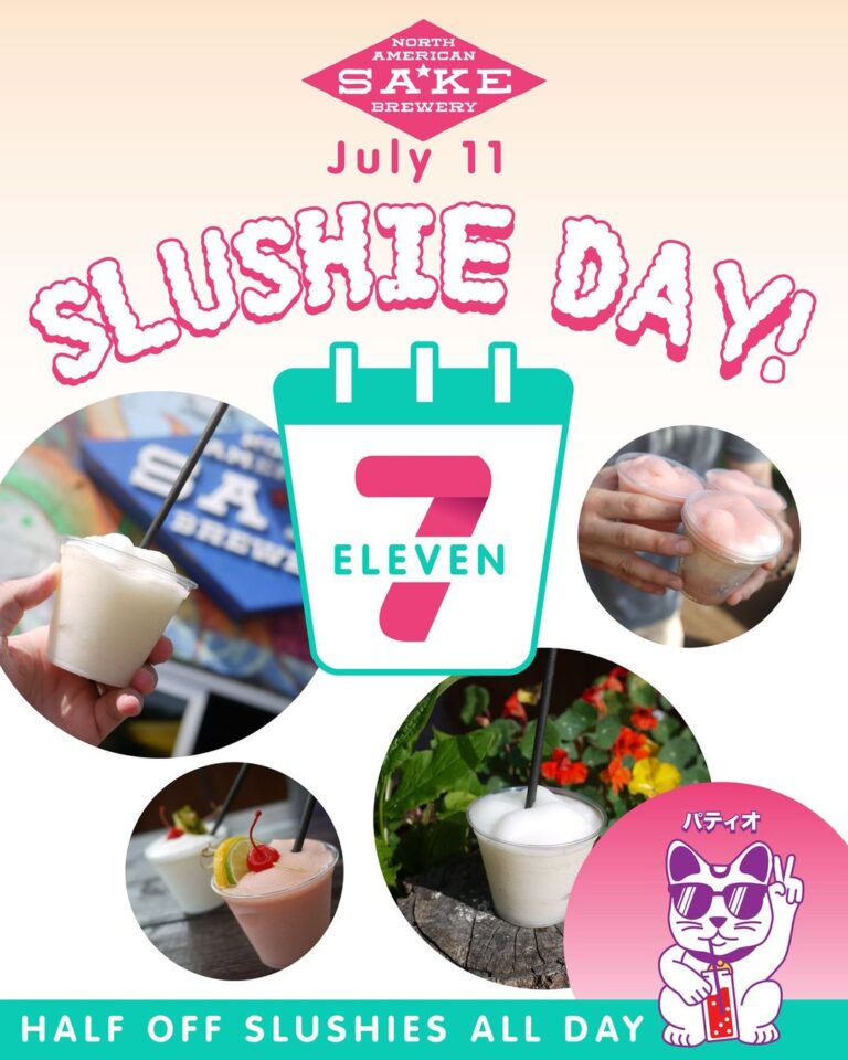 7/11 - Slushie Day!! | North American Sake Brewery